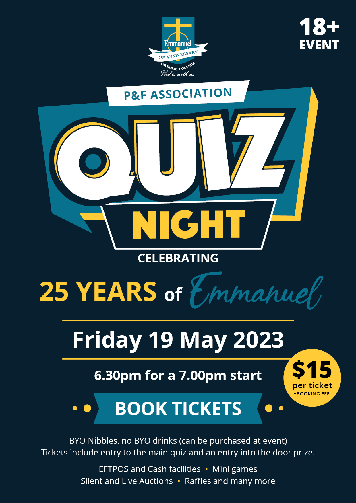 Quiz Night Poster Template