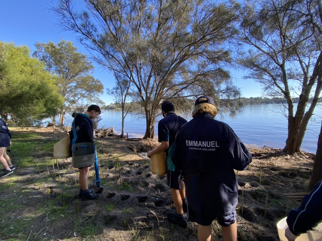 Year 8/10 Bush Rangers – Tree Planting – Emmanuel Catholic College